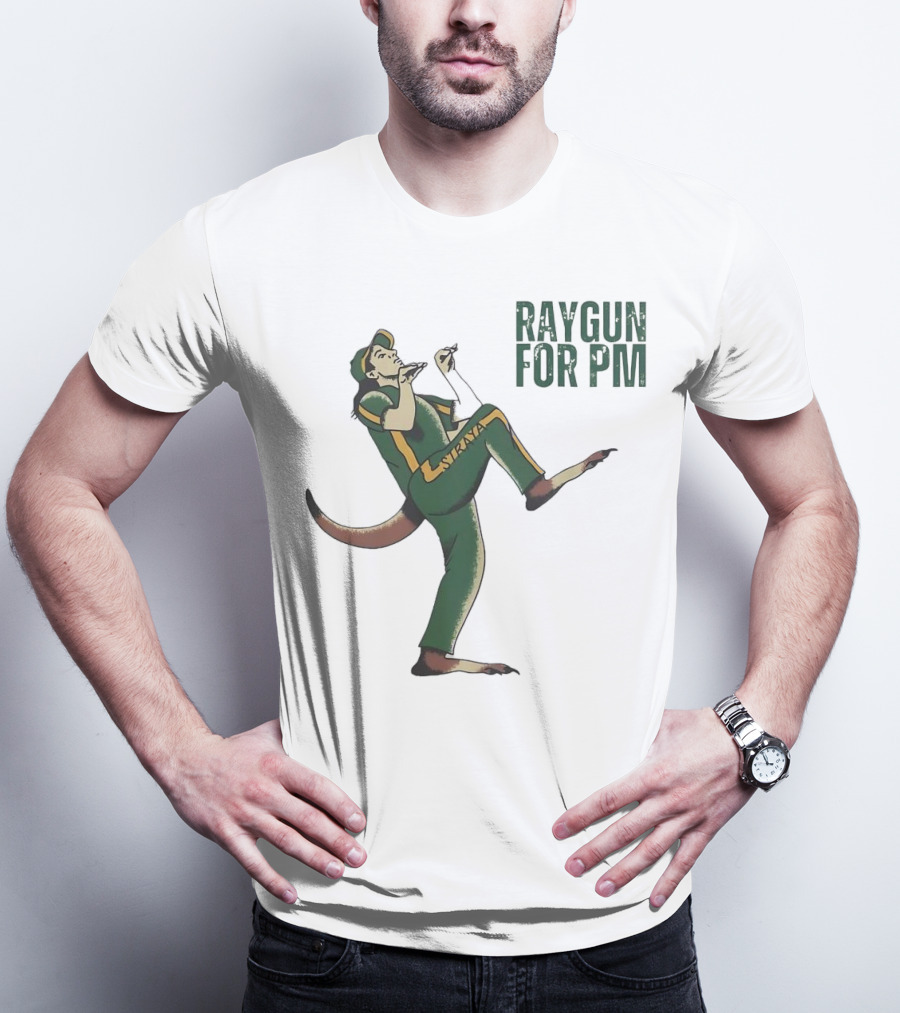 RAYGUN FOR PM Cricketer Playing Instrument T-Shirt