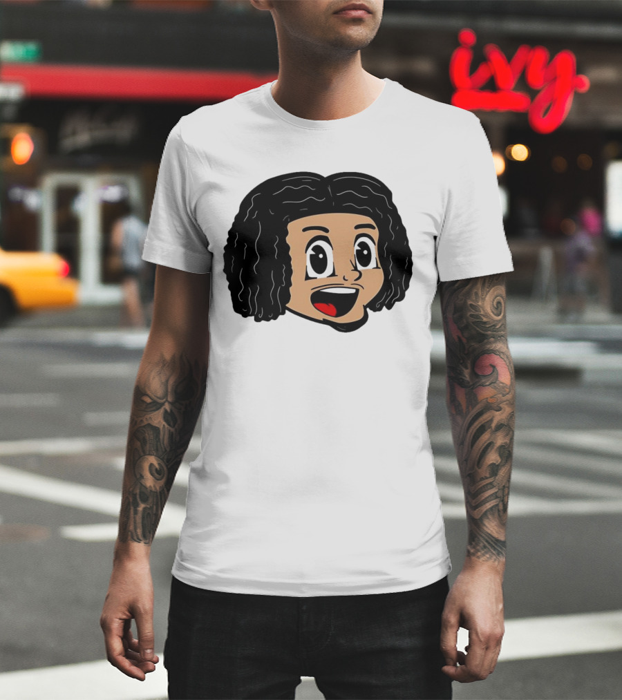 Cookiee Wright Cartoon Face Expression T-Shirt