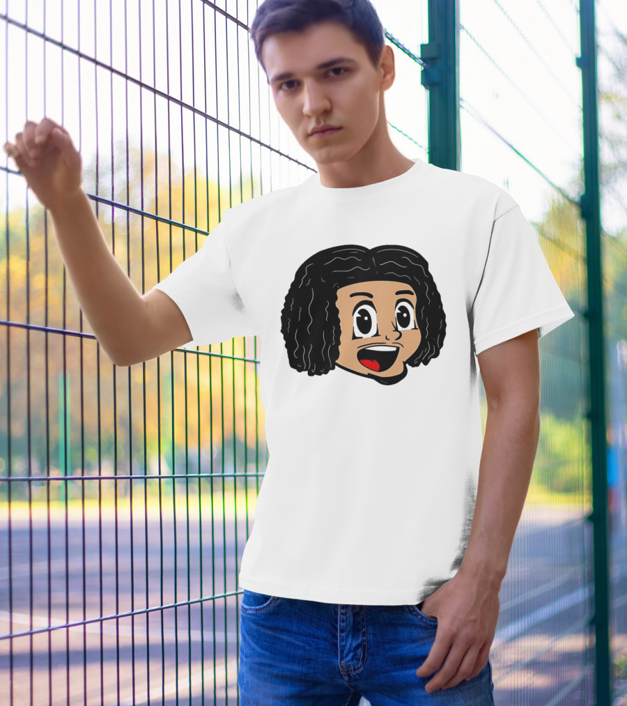 Cookiee Wright Cartoon Face Expression T-Shirt