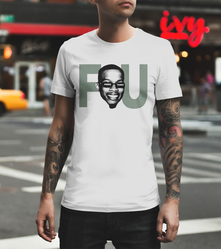 Forever Umbrella FU Free Tory Face T-Shirt