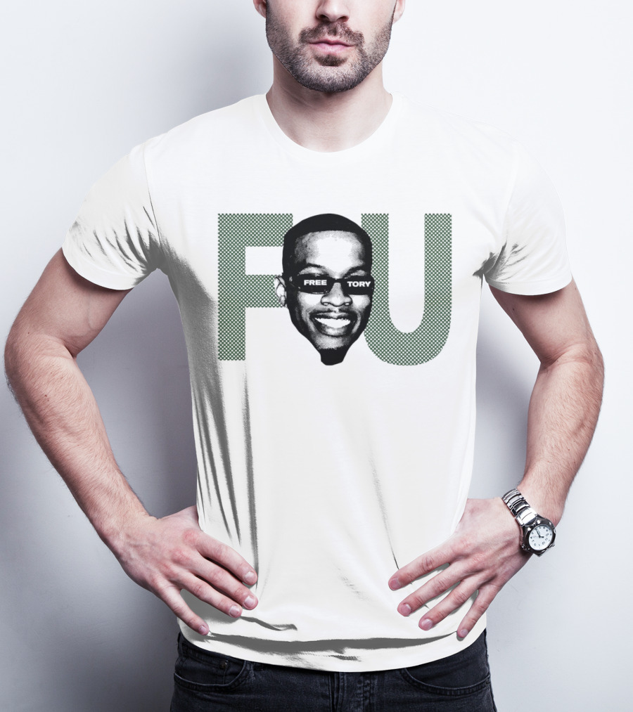 Forever Umbrella FU Free Tory Face T-Shirt