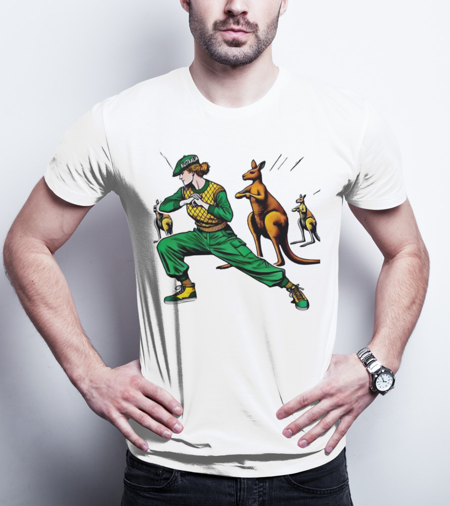 Breakdancing With Kangaroo At Olympics T-Shirt