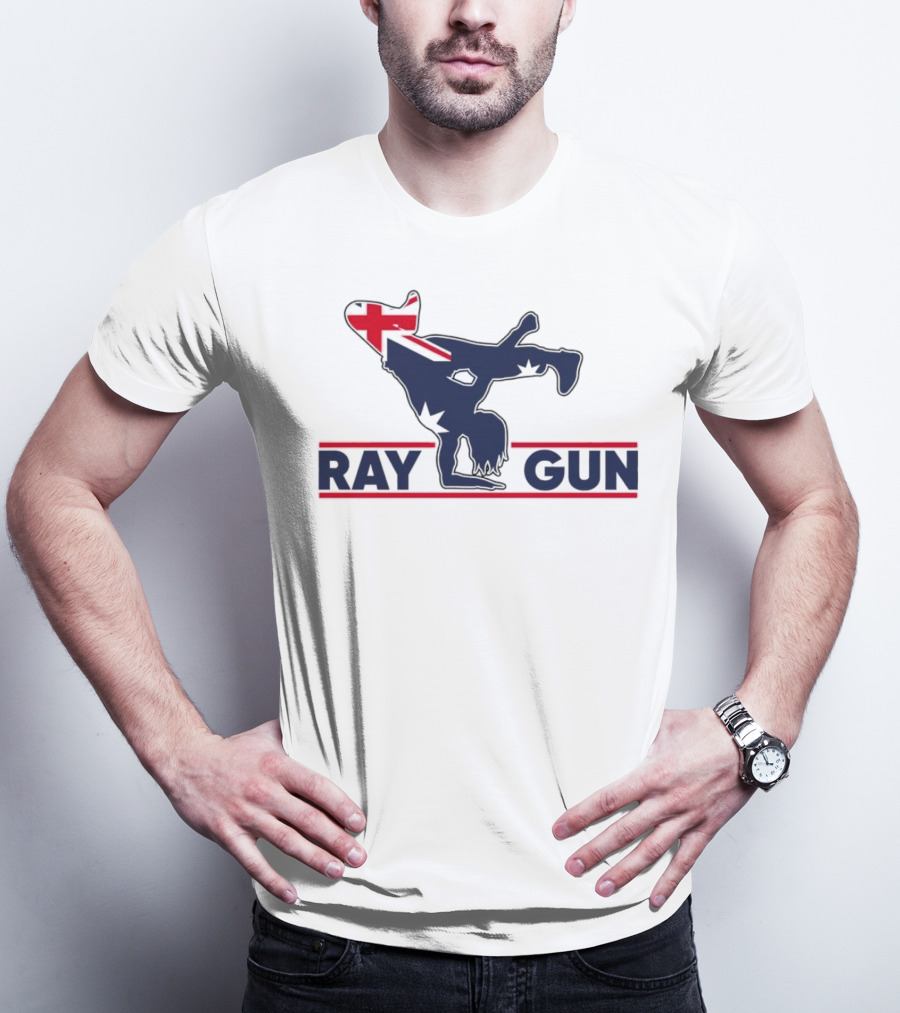 Raygun Australian Flag Olympic Breakdancer T-Shirt