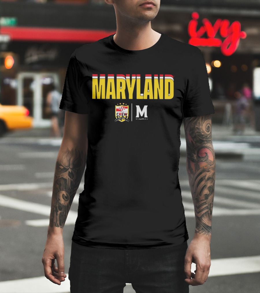 Maryland Soccer Crew Logo T-Shirt