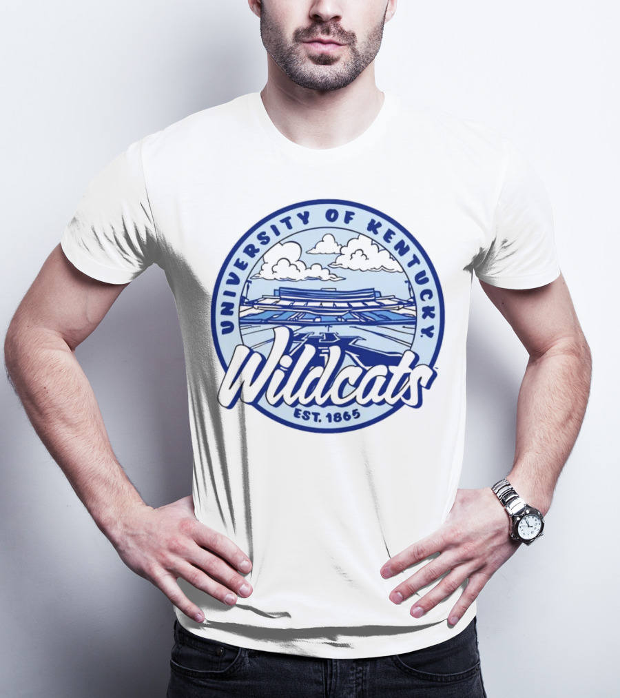 University Of Kentucky Wildcats Stadium Est. 1865 Circle T-Shirt