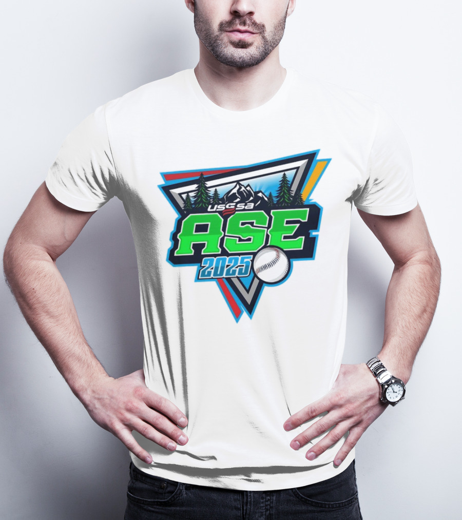 USSSA Arkansas ASE 2025 Baseball Mountains T-Shirt