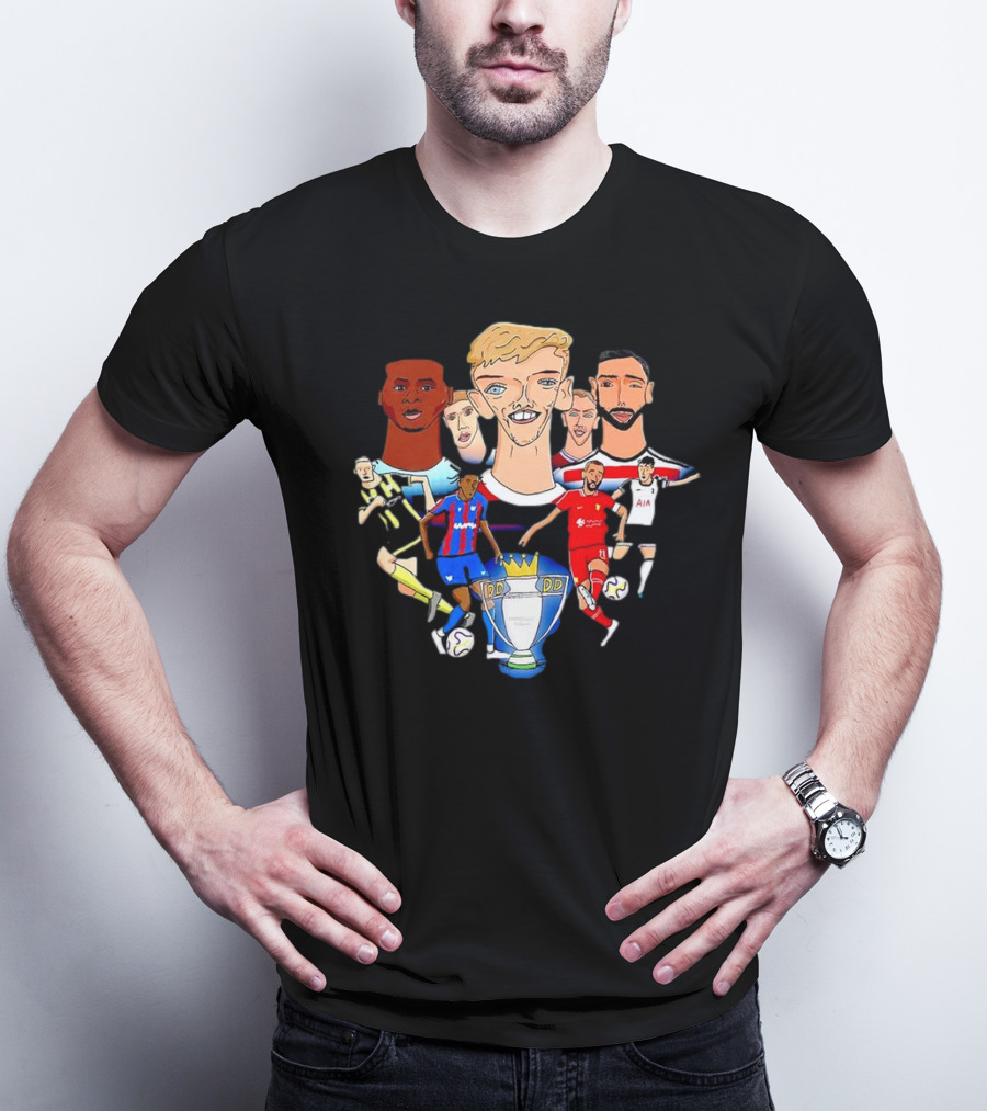 Premier League Stars With Trophy T-Shirt