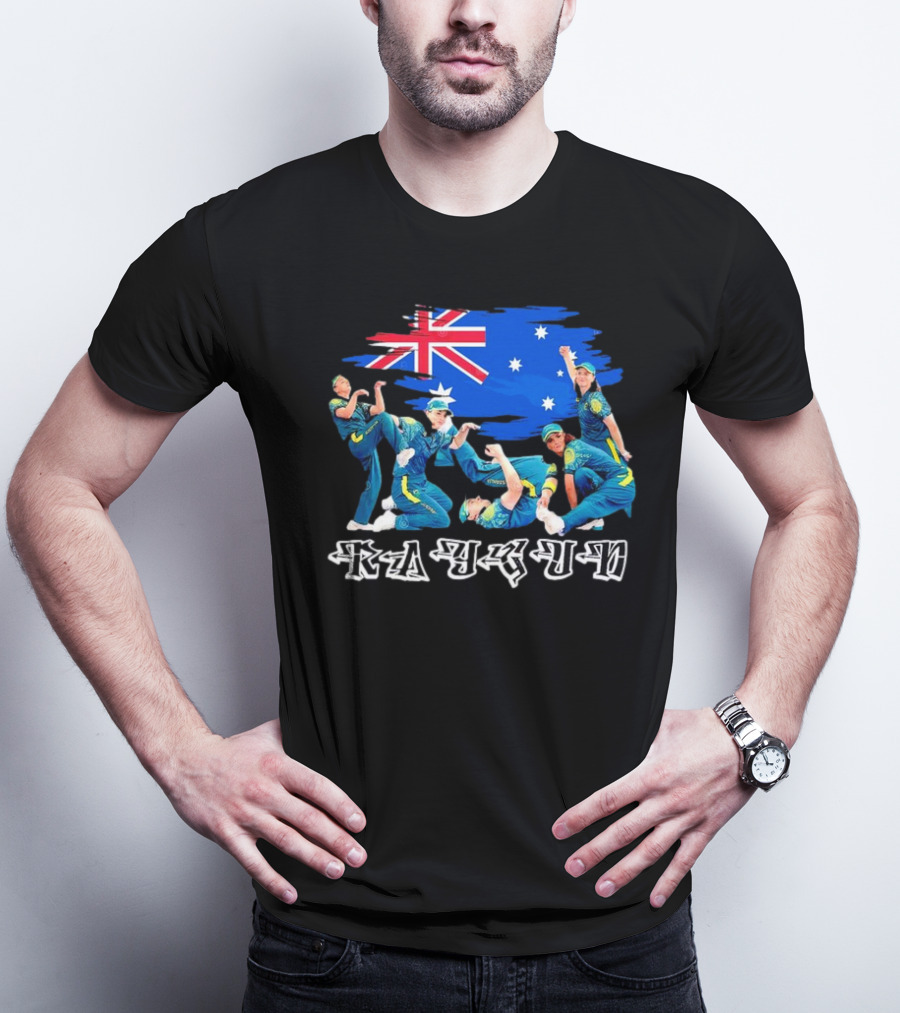 Raygun Rachael Gunn B-girl With Australia Flag T-Shirt