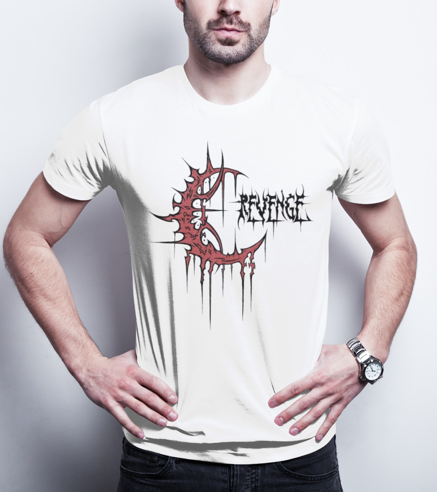 Revenge Crescent Dripping Blood T-Shirt