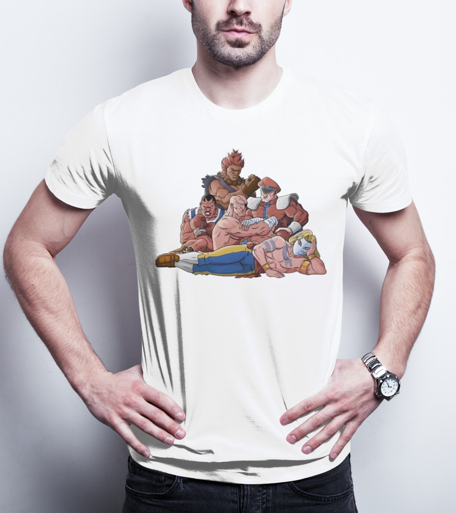 Street Fighter Villains Pose As The Breakfast Club Characters T-Shirt