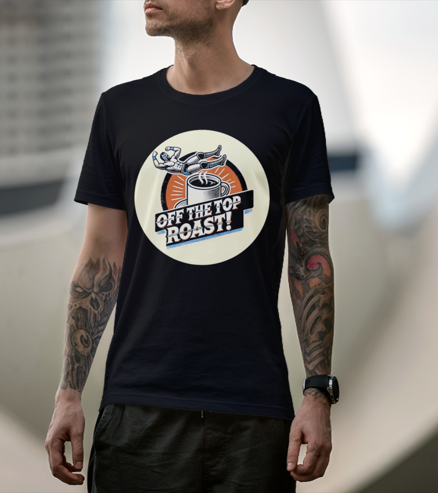Off The Top Roast Coffee Wrestler T-Shirt