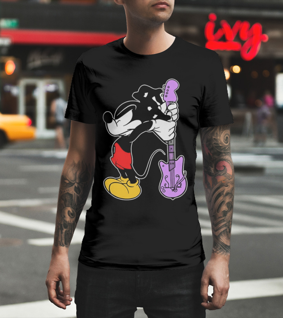 Bruce Ray Condoneordie Mickey Guitar Surprise T-Shirt