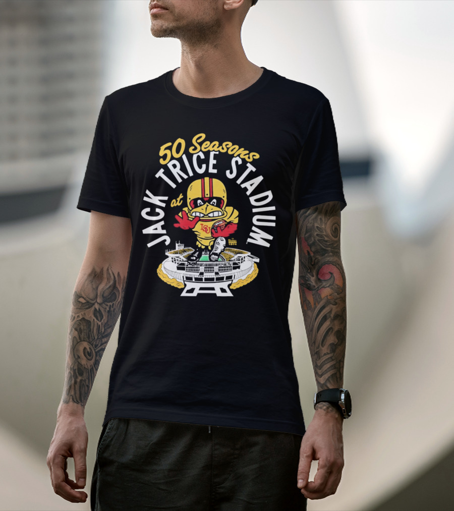 50 Seasons At Jack Trice Stadium Iowa State Cyclones Mascot T-Shirt