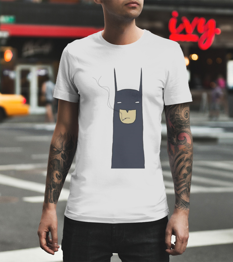 Batman Smoking Cigarette Classic T-Shirt