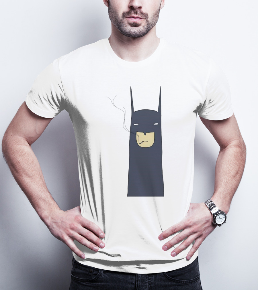 Batman Smoking Cigarette Classic T-Shirt