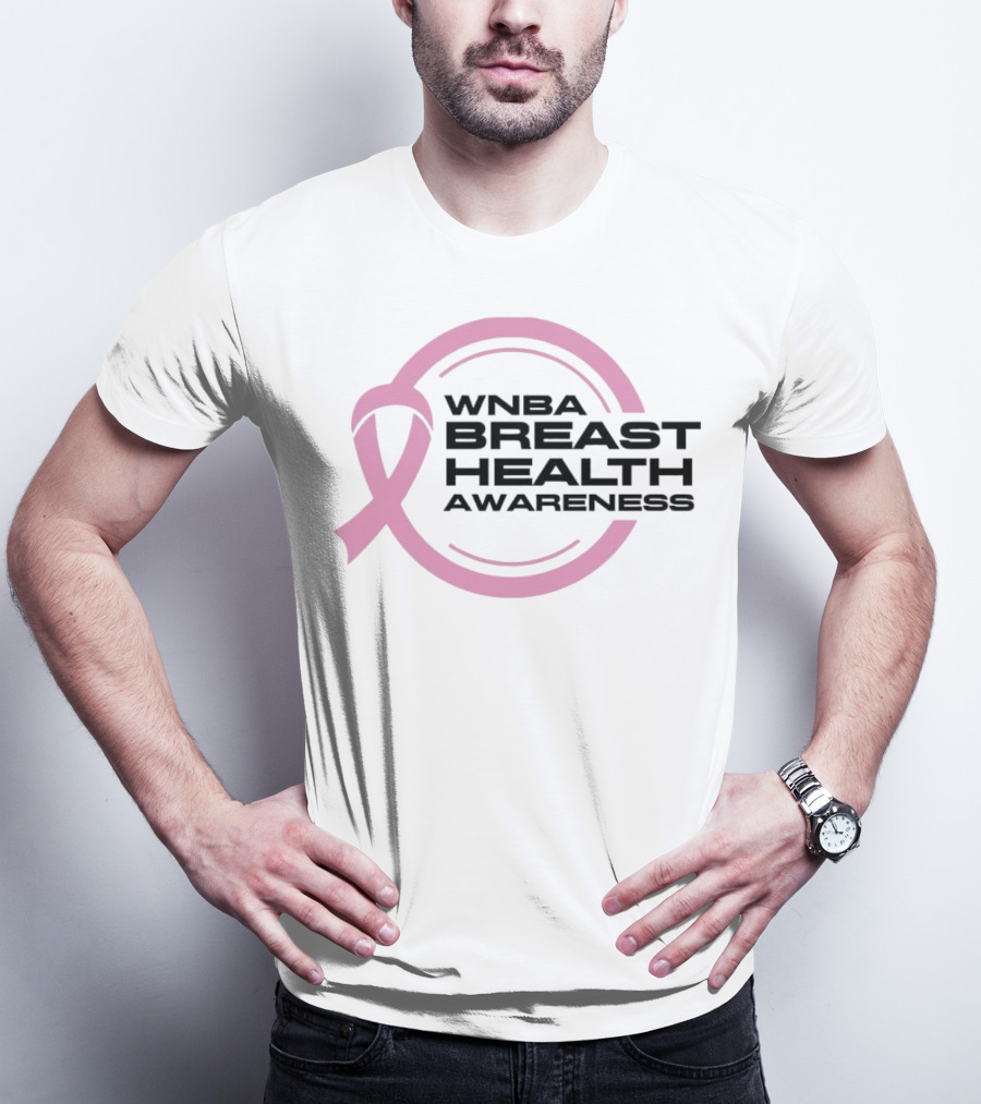 Caitlin Clark WNBA Breast Health Awareness Pink Ribbon T-Shirt