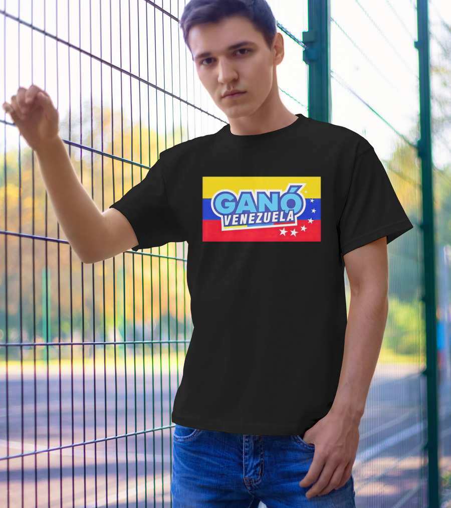 Ganó Venezuela Bandera Colores Estrellas T-Shirt