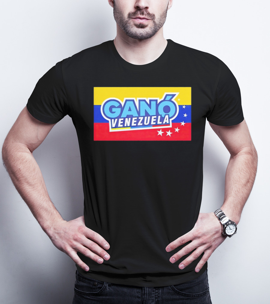 Ganó Venezuela Bandera Colores Estrellas T-Shirt