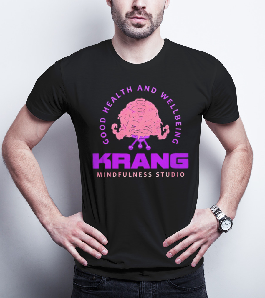 Good Health And Wellbeing Krang Mindfulness Studio Teenage Mutant Ninja Turtles T-Shirt
