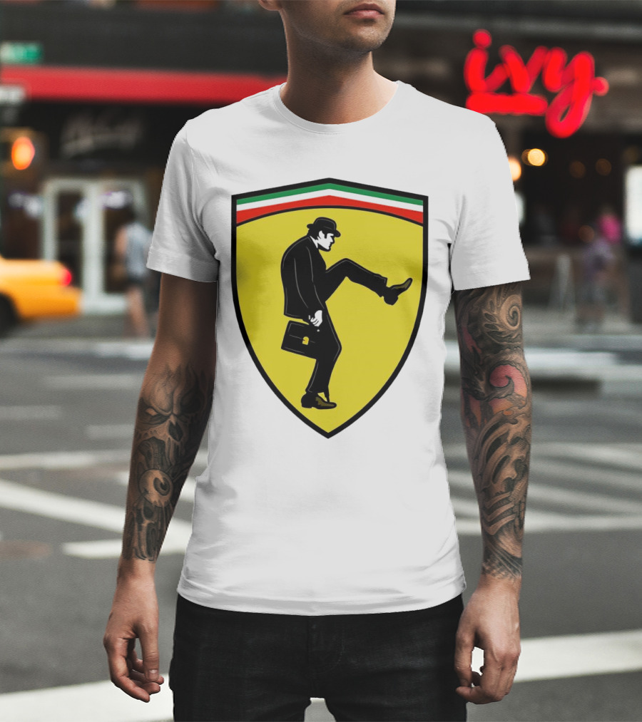 Ministry Of Silly Walks Monty Python Ferrari T-Shirt