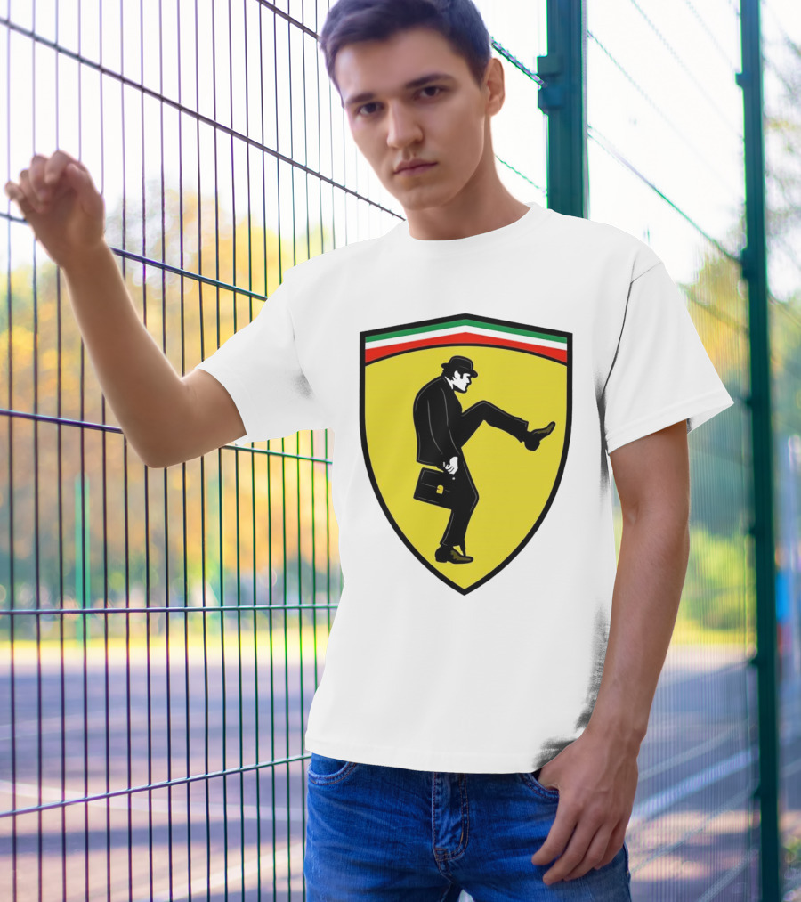 Ministry Of Silly Walks Monty Python Ferrari T-Shirt