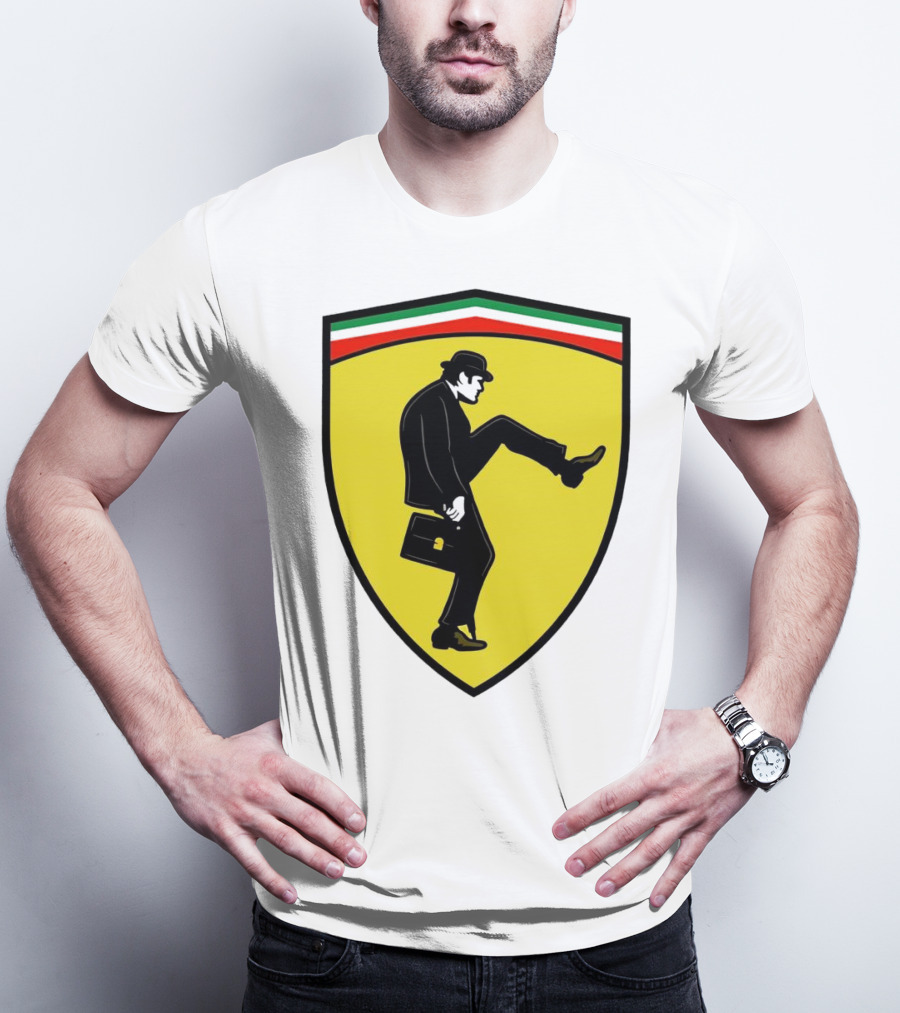 Ministry Of Silly Walks Monty Python Ferrari T-Shirt