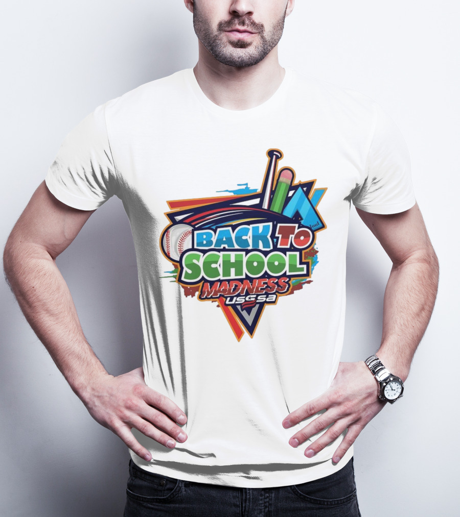 USSSA Back To School Madness Baseball South Carolina T-Shirt