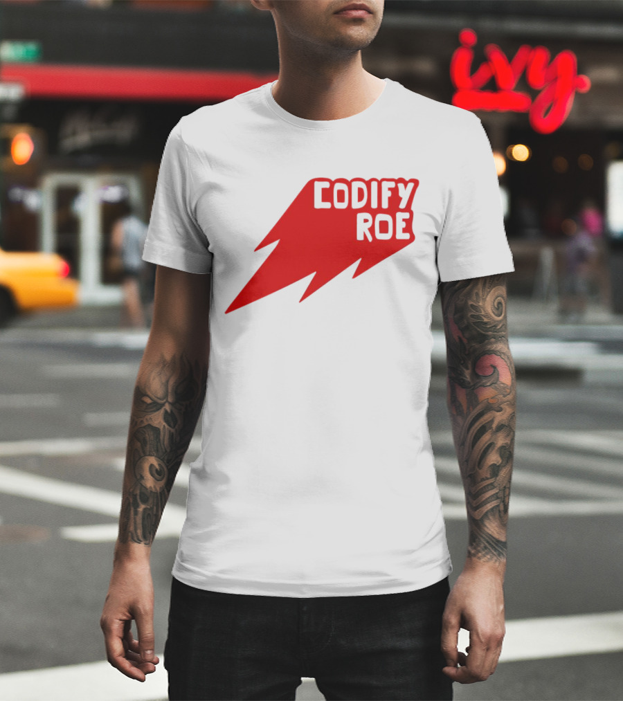 Codify Roe Red Lightning Bolt T-Shirt