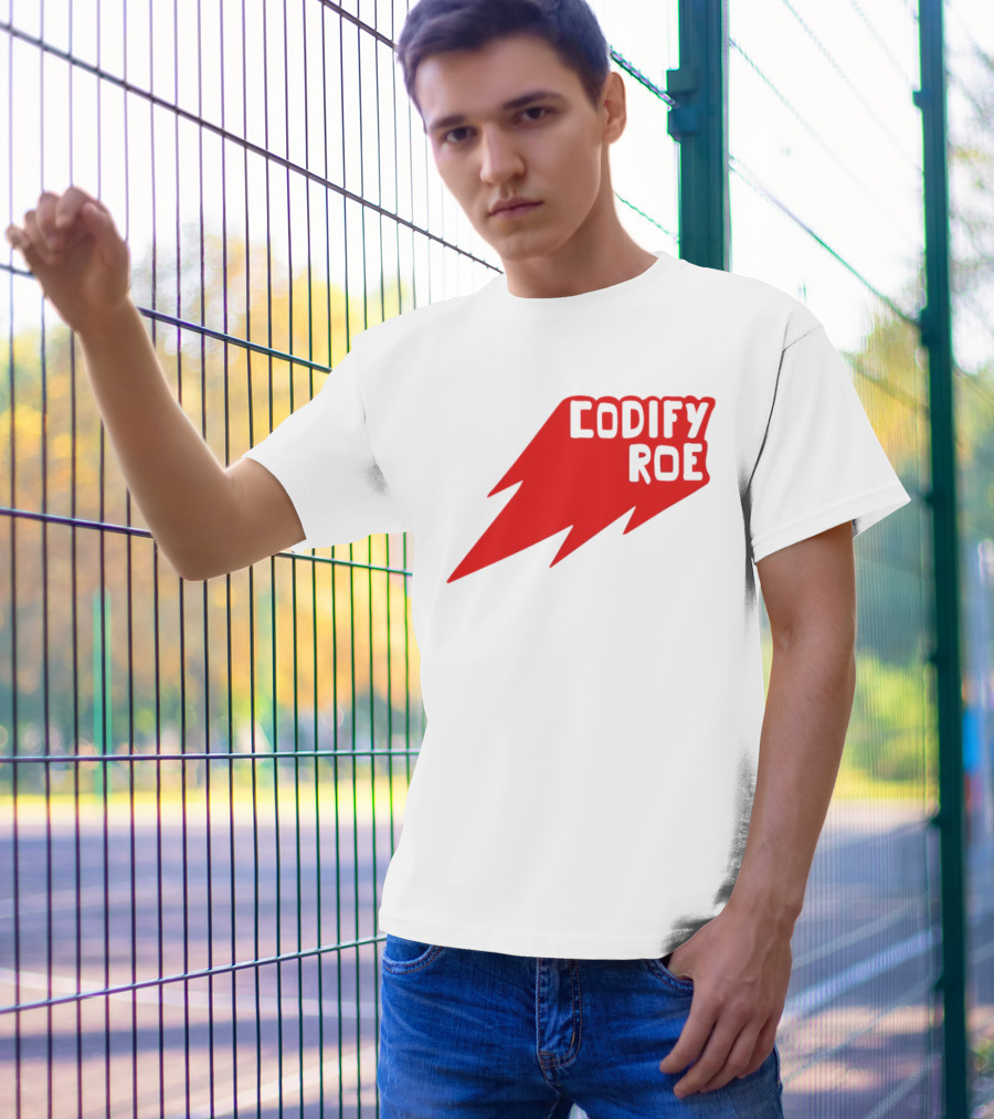 Codify Roe Red Lightning Bolt T-Shirt