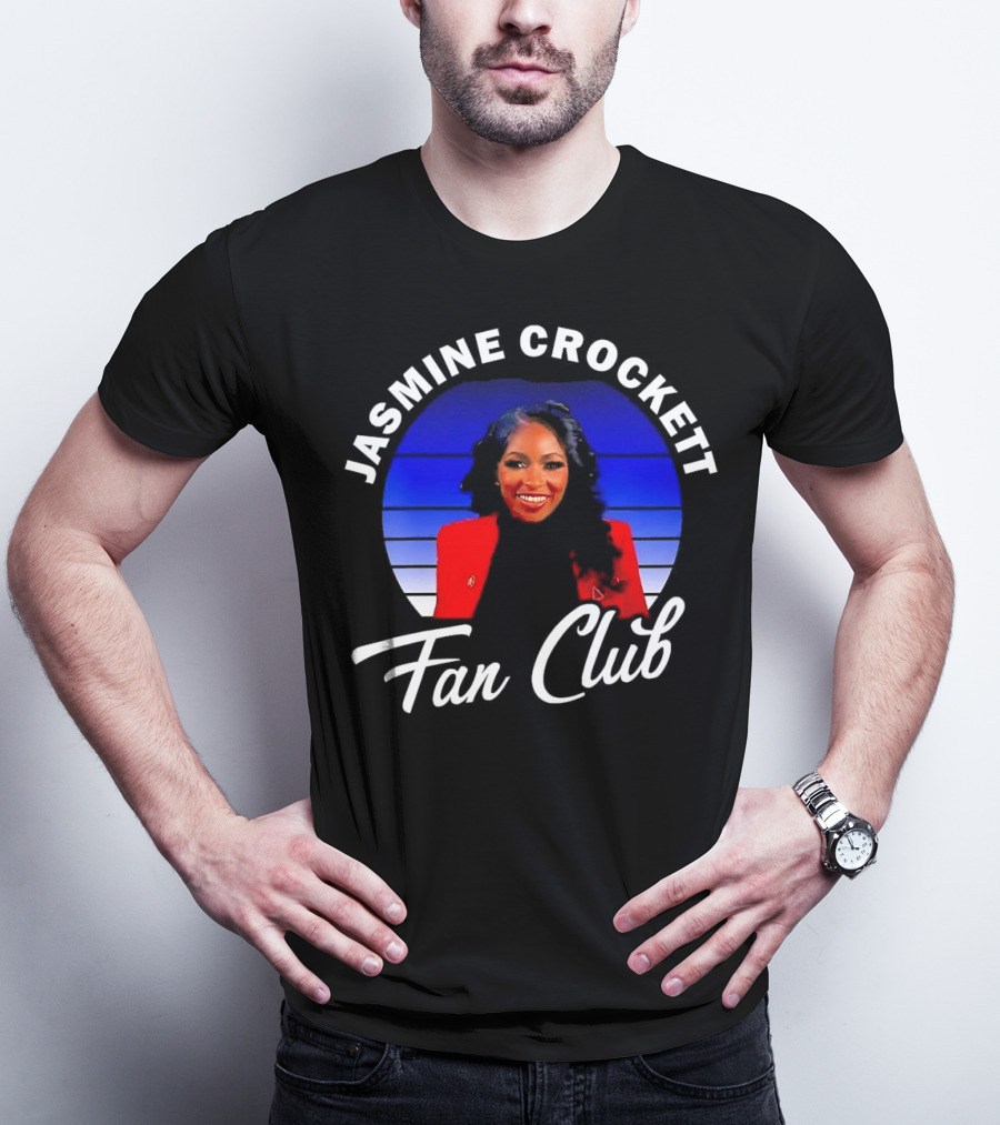 Jasmine Crockett Fan Club Texas Democrat T-Shirt