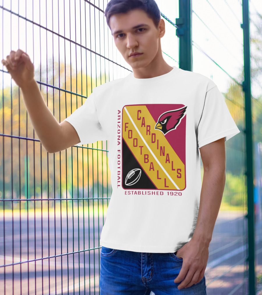 Arizona Cardinals Football Established 1920 Starter Shield T-Shirt