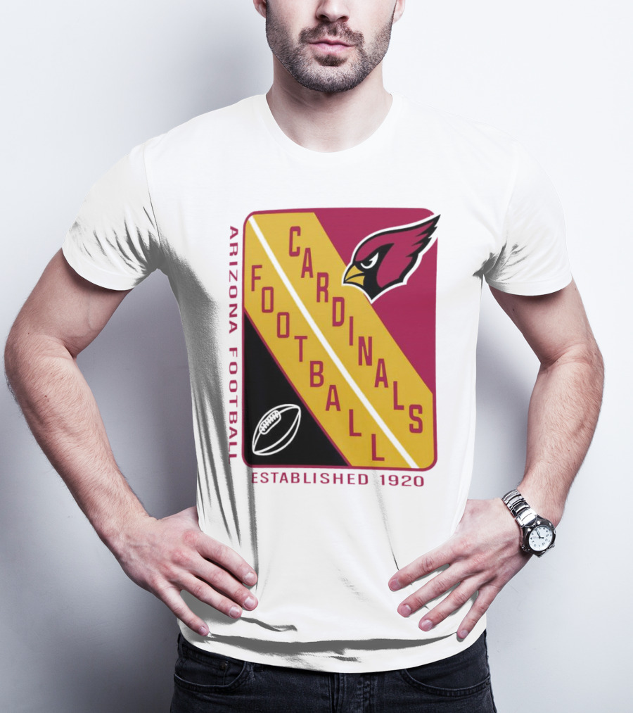 Arizona Cardinals Football Established 1920 Starter Shield T-Shirt