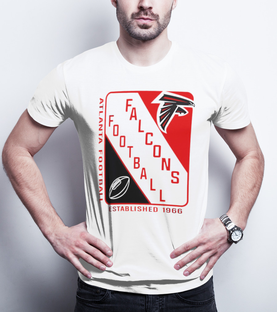 Atlanta Falcons Football Established 1966 Shield T-Shirt