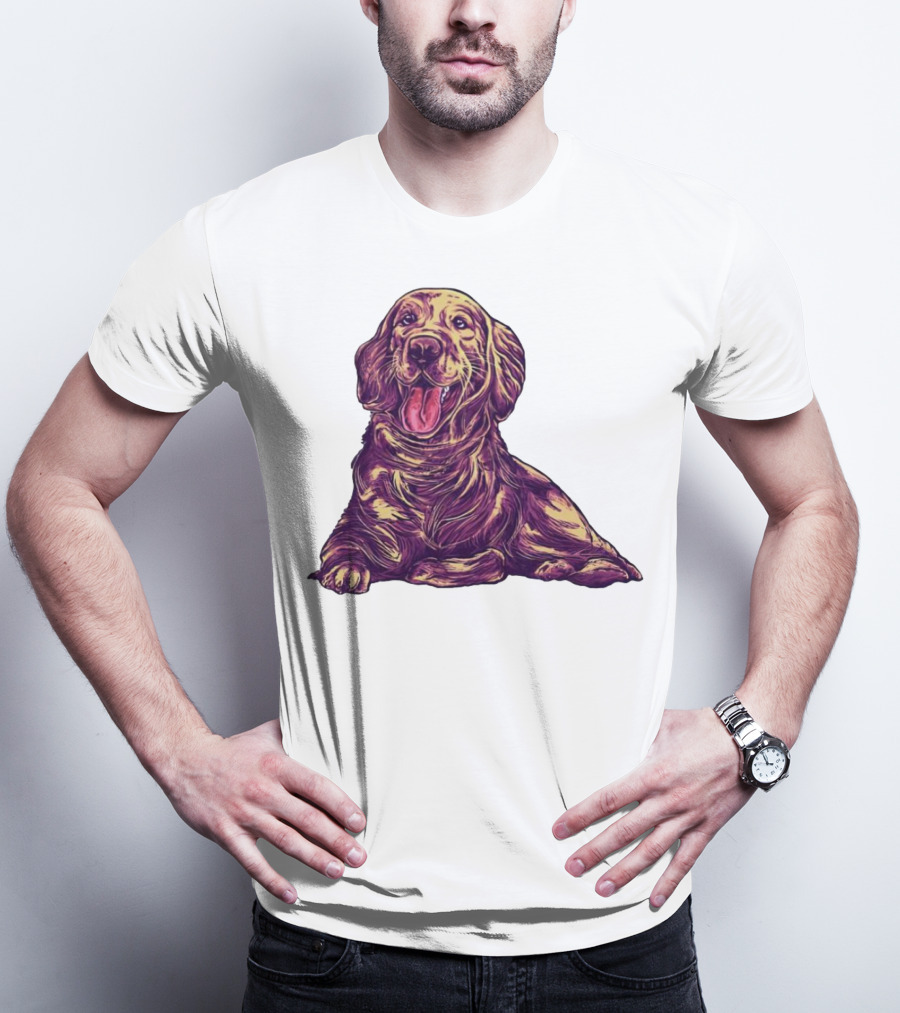 Golden Retriever Cute Dog T-Shirt