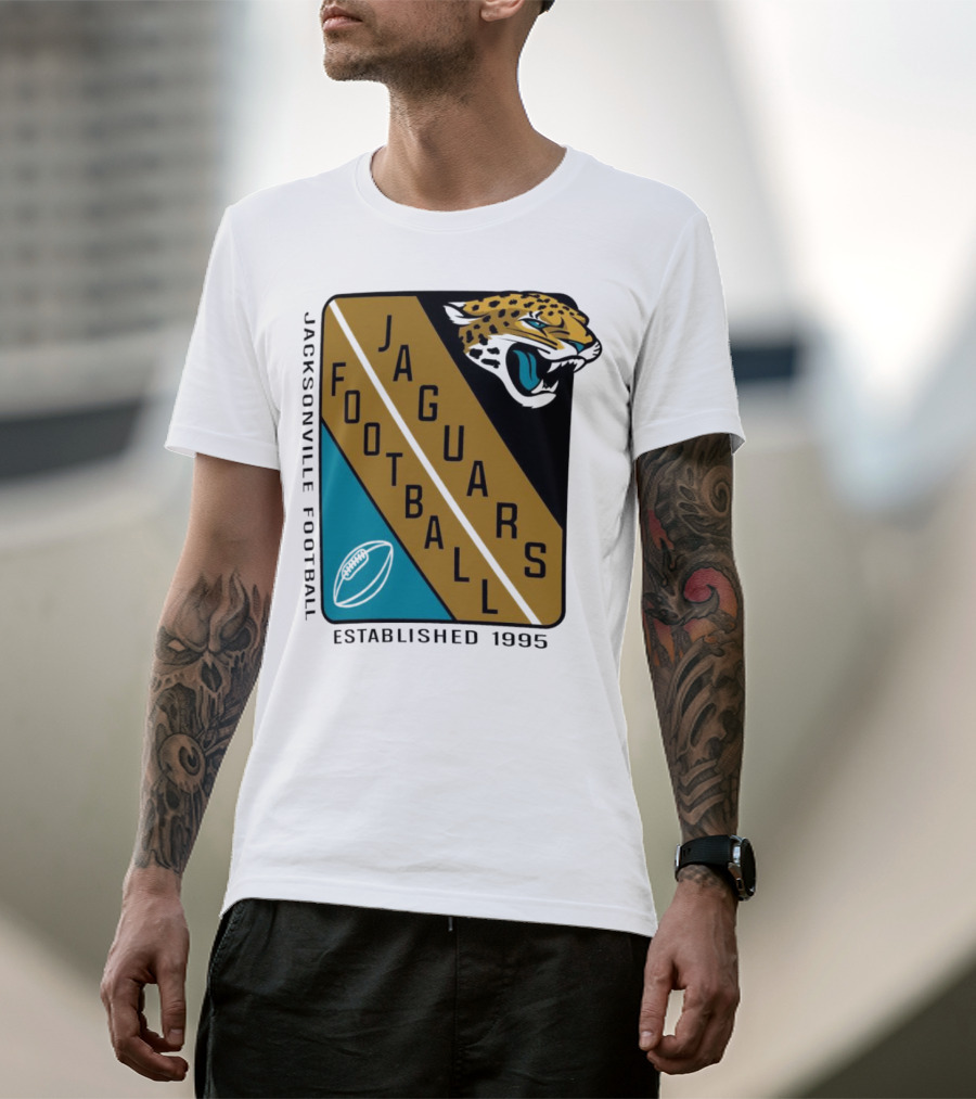 Jacksonville Jaguars Football Established 1995 Jaguars Football T-Shirt