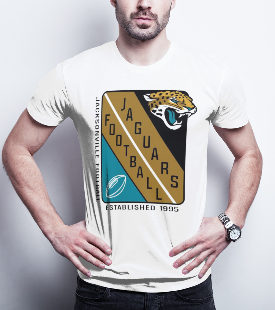 Jacksonville Jaguars Football Established 1995 Jaguars Football T-Shirt