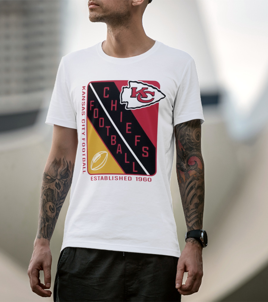 Kansas City Chiefs Football Established 1960 KC T-Shirt