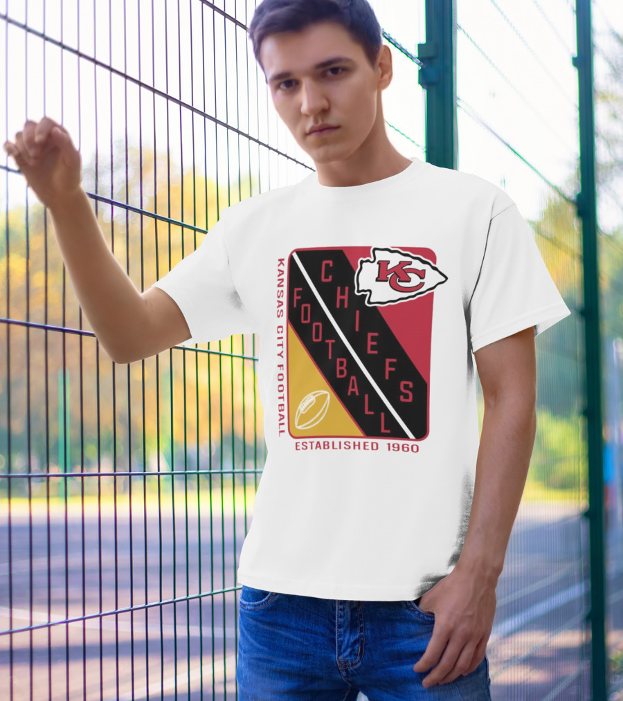 Kansas City Chiefs Football Established 1960 KC T-Shirt