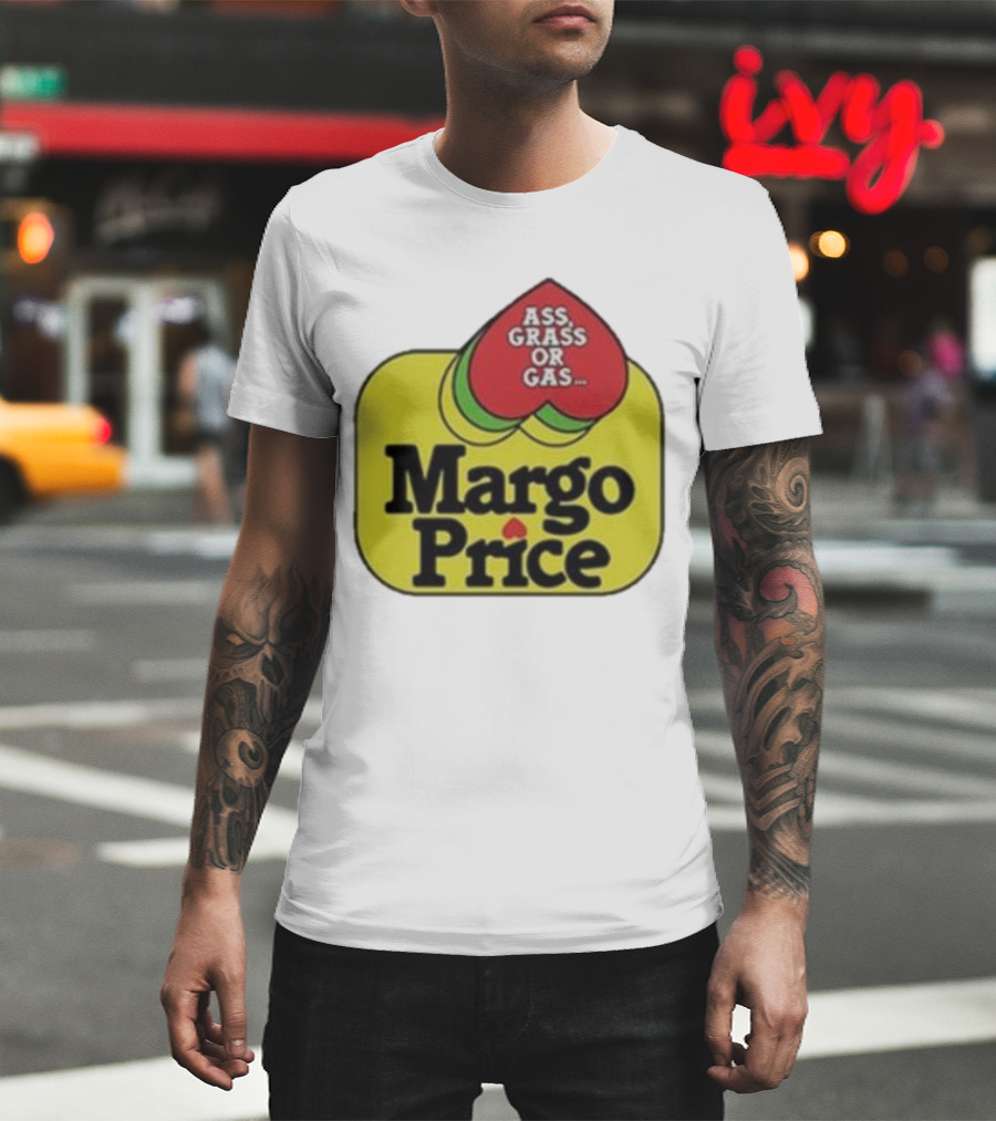 Margo Price Ass Grass Or Gas Playing Cards T-Shirt