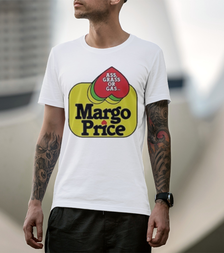 Margo Price Ass Grass Or Gas Playing Cards T-Shirt