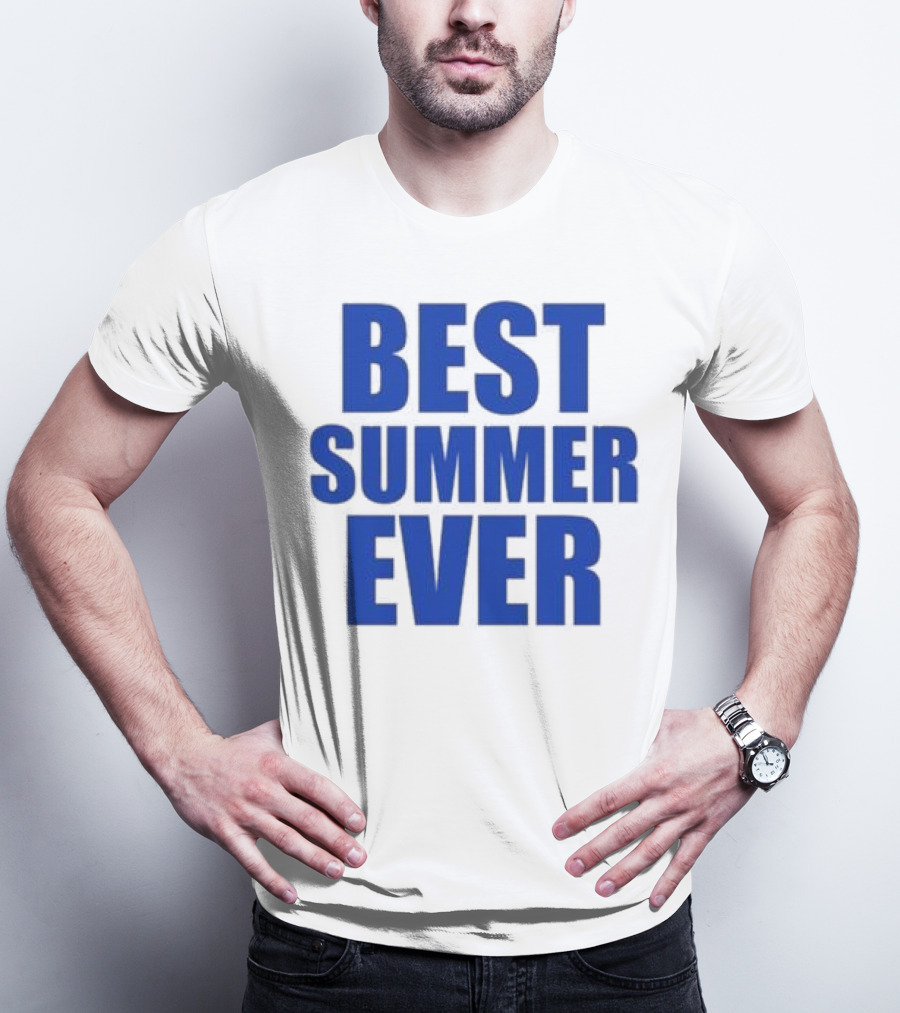 Best Summer Ever Natalie King Wearing Best Summer T-Shirt