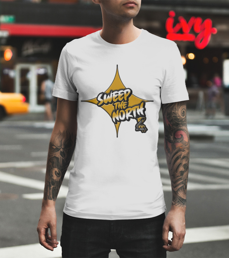 Pittsburgh Steelers Sweep The North 6-0 No Mercy Star T-Shirt