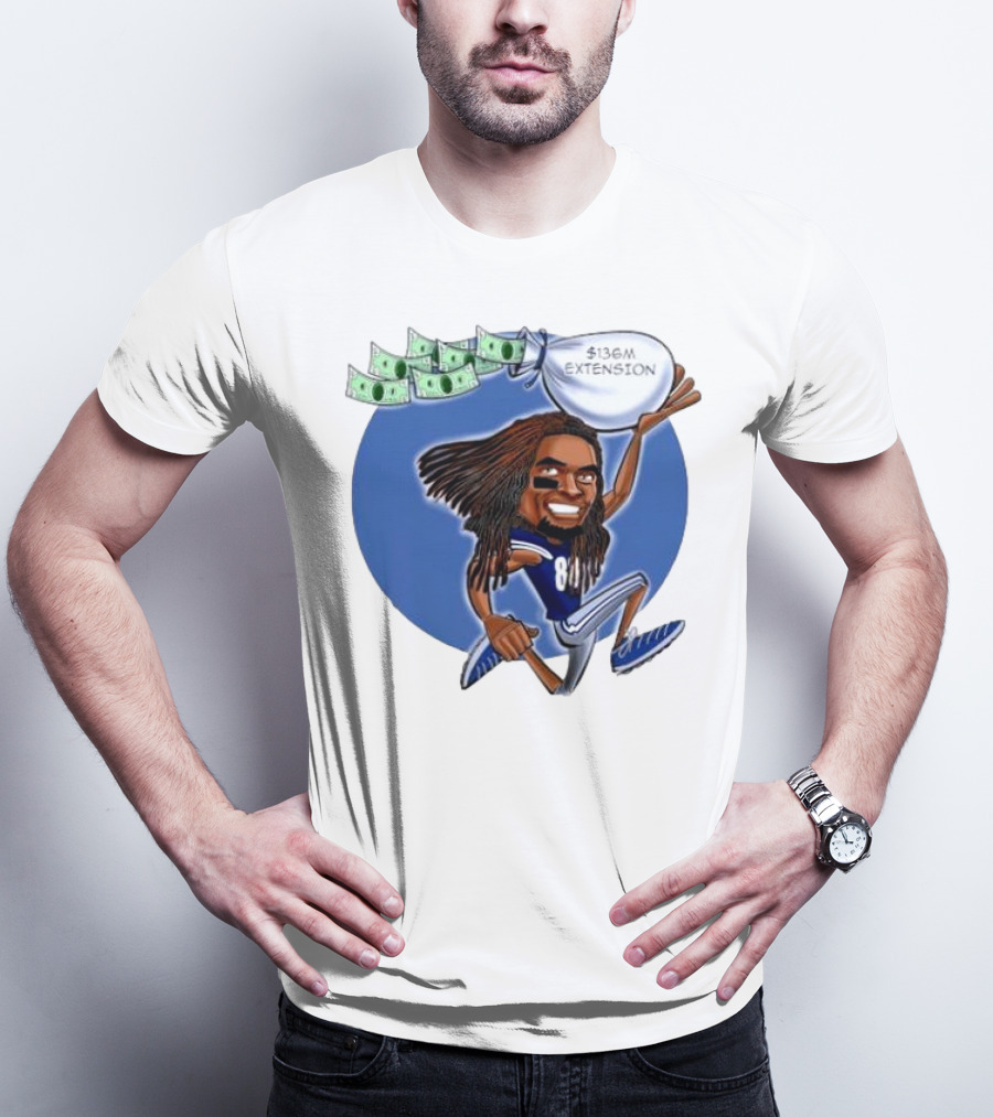 Ceedee Lamb Dallas Cowboys $136M Extension Cartoon T-Shirt