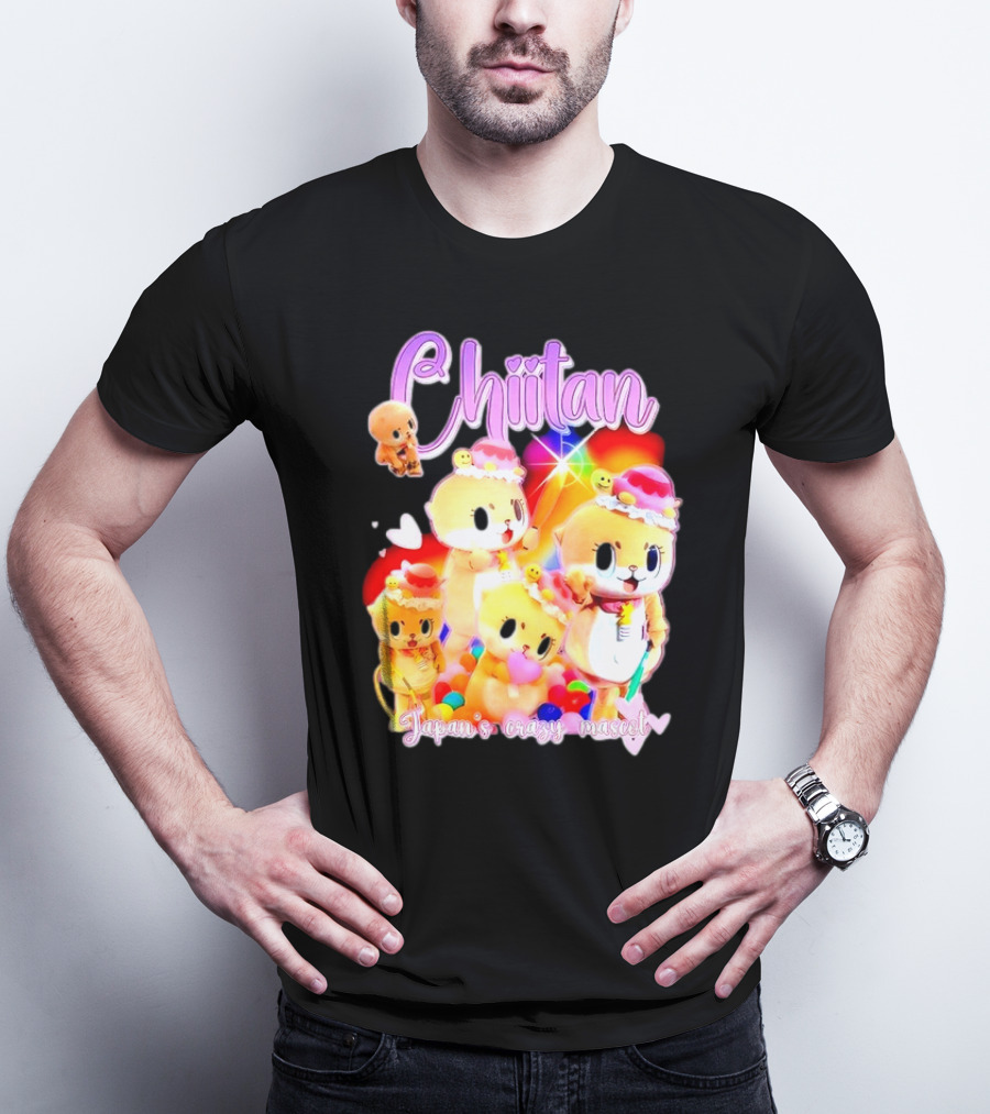 Chiitan Japan's Crazy Mascot Hinged Tweets T-Shirt