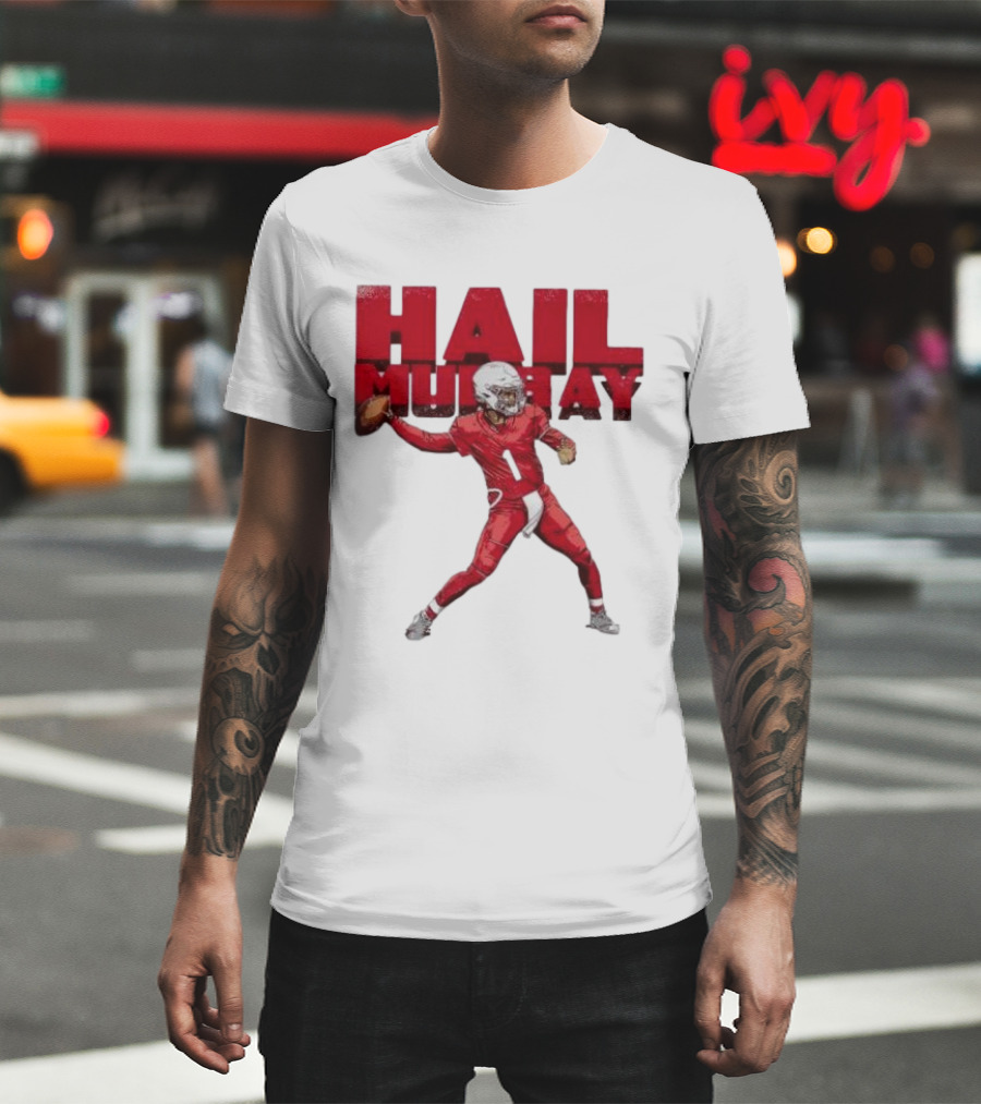 Arizona Cardinals Kyler Murray Hail Murray Football Play T-Shirt