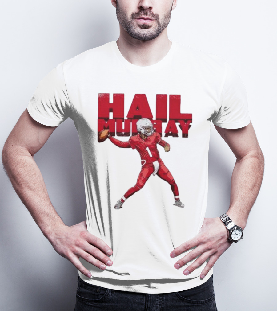 Arizona Cardinals Kyler Murray Hail Murray Football Play T-Shirt