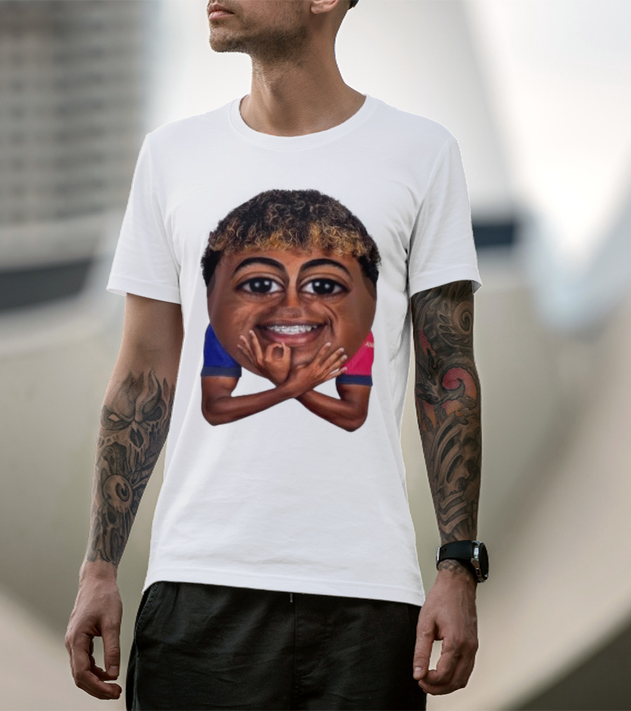 FC Barcelona Lamine Yamal Meme Big Head Funny Soccer Player T-Shirt