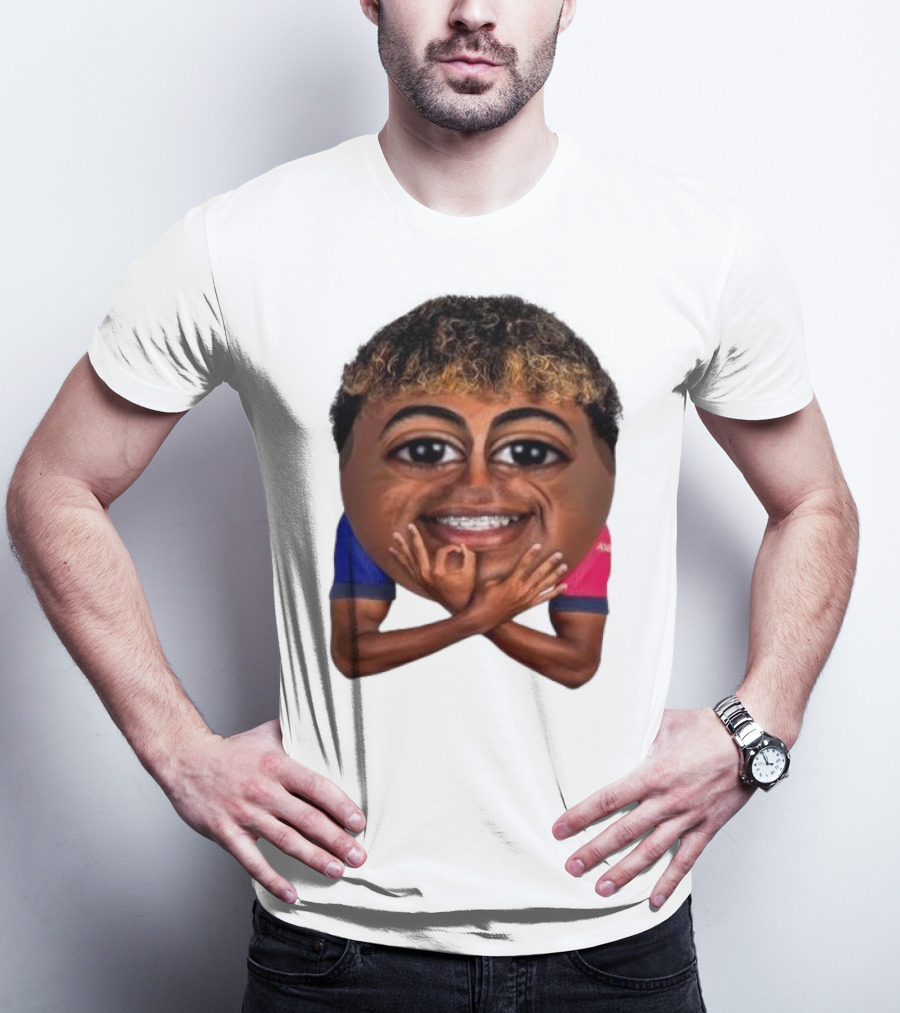 FC Barcelona Lamine Yamal Meme Big Head Funny Soccer Player T-Shirt