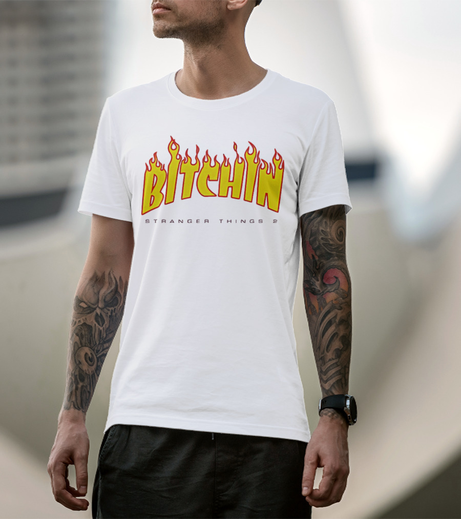 Bitchin Stranger Things 2 Flame T-Shirt