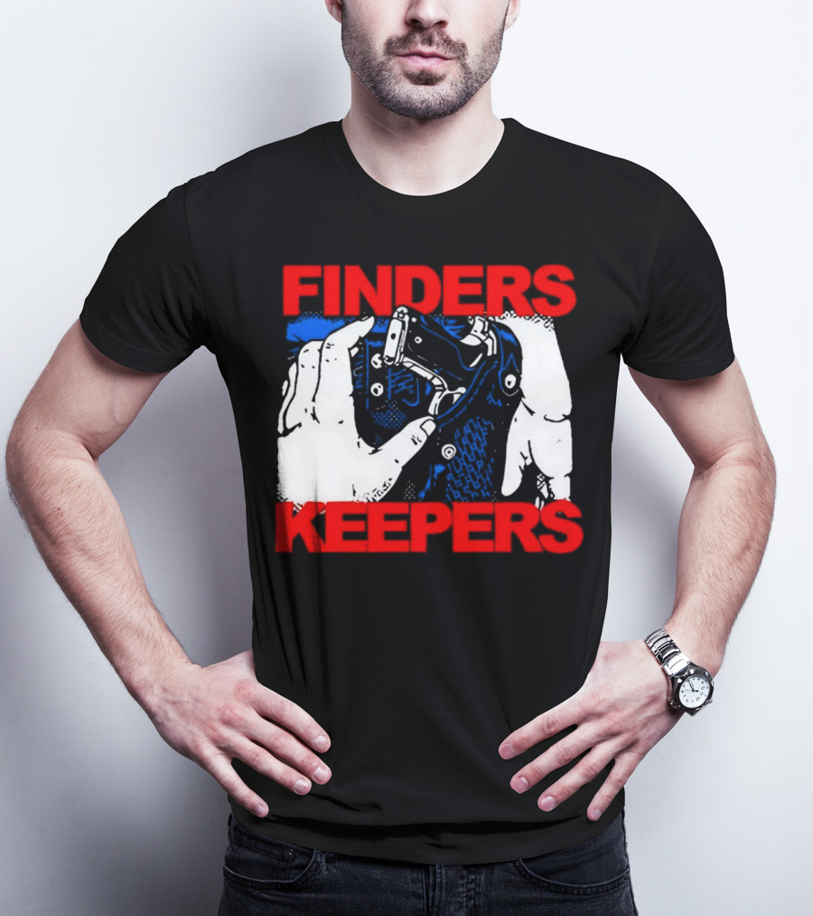 Finders Keepers Gun In Holster Pop T-Shirt